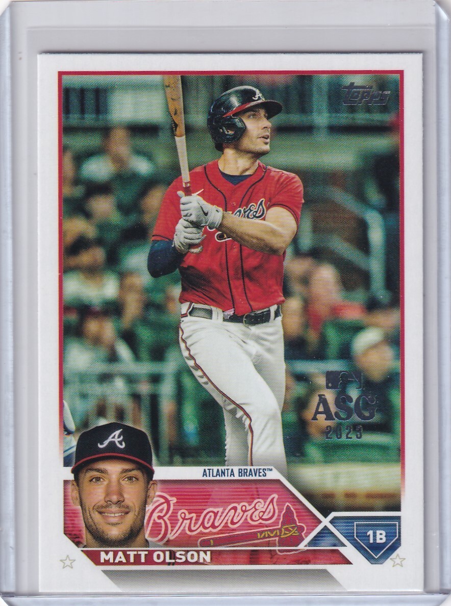 2023 TOPPS (SET ASG SP RARE) MATT OLSON ATLANTA BRAVES GE-2628 | eBay