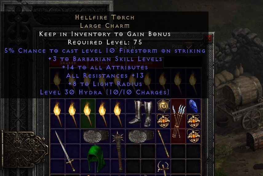 14/13 Barbarian Hellfire Torch / Diablo 2 Resurrected / PC / Non-Ladder SC | eBay