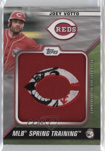 2021 Topps Spring Training Cap Logo Manufactured Joey Votto #STCL-JV ...
