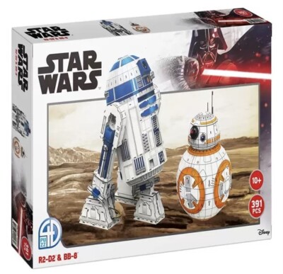 Starwars R2-D2 & BB-8 3D Puzzles 391 Pcs 10+ Kids Gift Model Kit ...