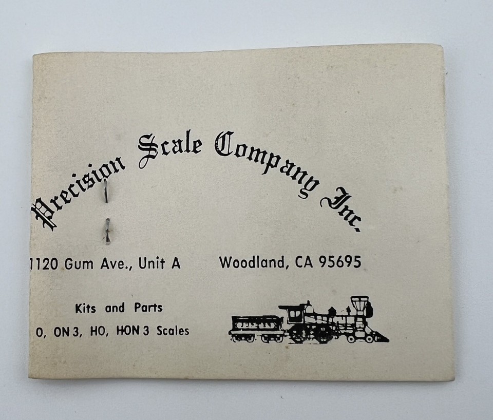 Precision Scale Co #3318 BRASS HO Scale (6) Conduit Junction Box-Round ...