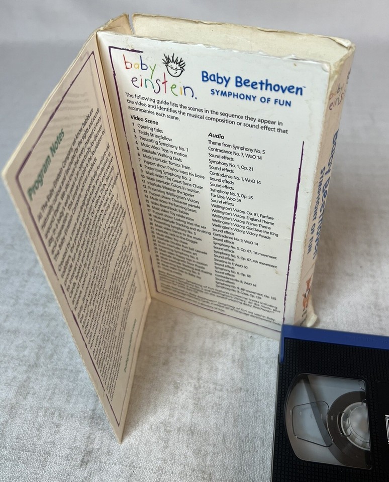Disney Baby Einstein - Baby Beethoven (VHS, 2002) 786936202533| eBay