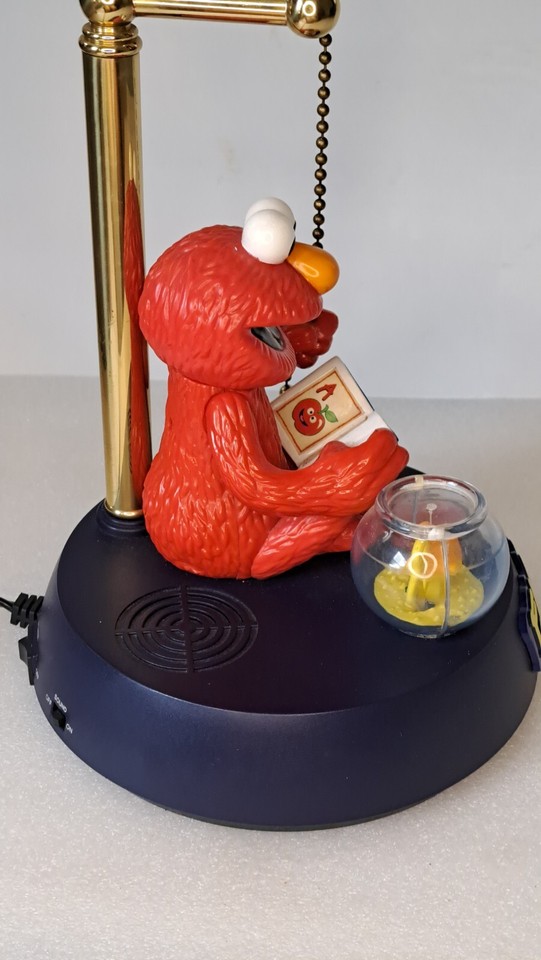2002 Elmo Animated Talking Lamp Sesame Street Nursery Light/Night Light ...