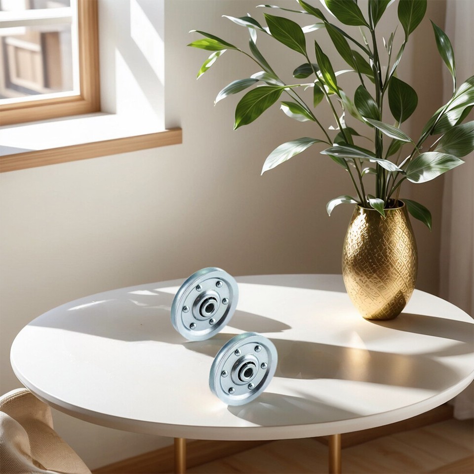 2Pcs Garage Door Wire Rope Guide Wheels 3 Inch for Garage Door System ...