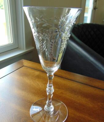 Seneca Crystal Water Goblet Stem 515 - 8 3/8" | eBay