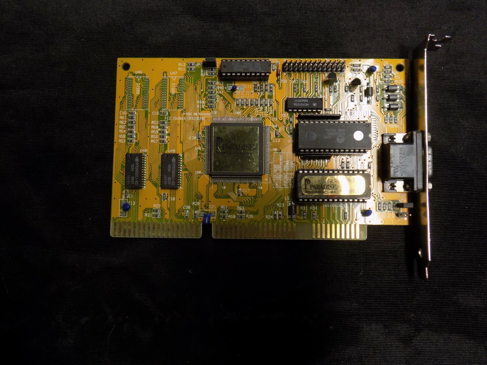 Western Digital Paradise VGA ISA VIDEO Card 62-003306-800 61-603632-000 ...
