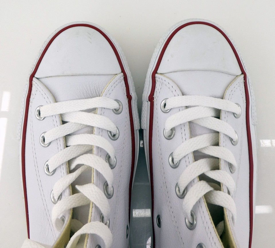 Converse Shoes Chuck Taylor All Star Hi White/Red Sneaker Mismatched 7/ ...