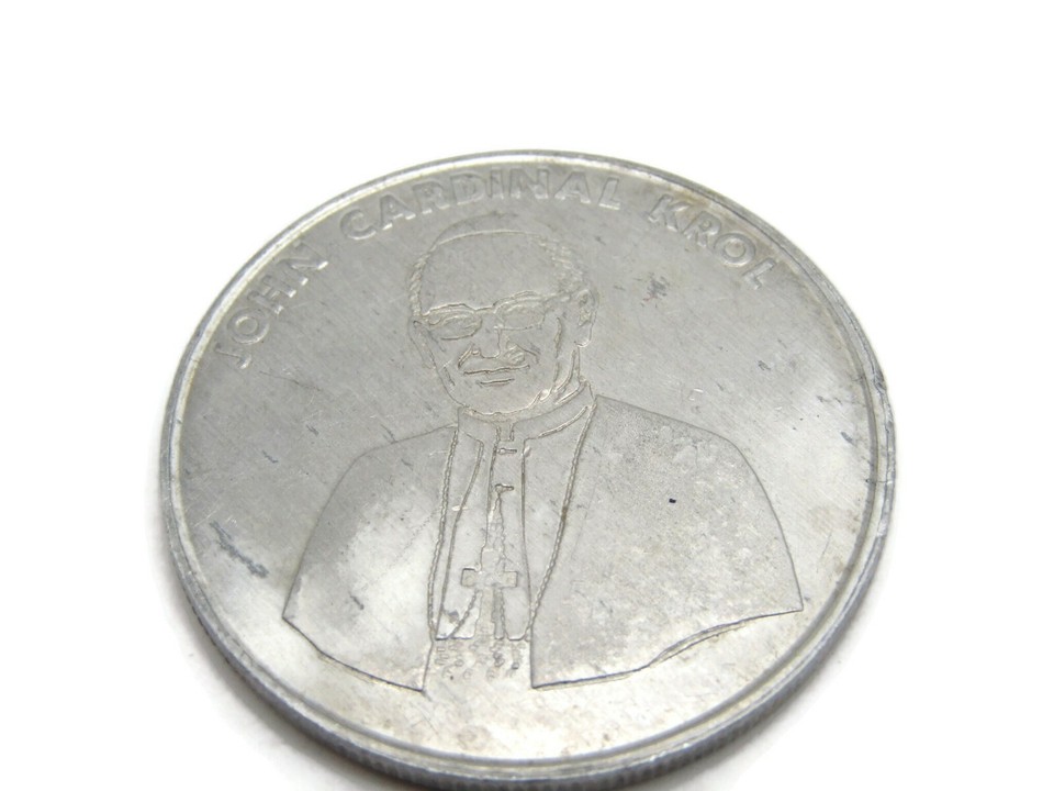 Pope John Paul II Philadelphia PA 1979 John Cardinal Krol Coin | eBay