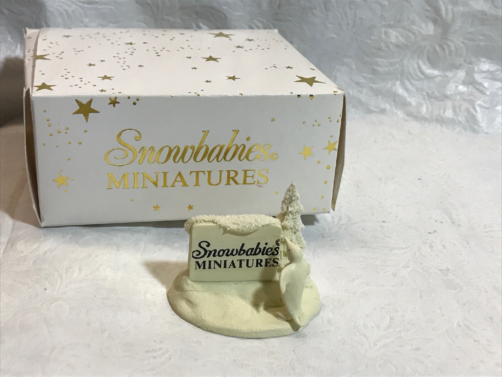 NEW Dept 56 Snowbabies Miniatures Snowbabies Sign Figurines | eBay