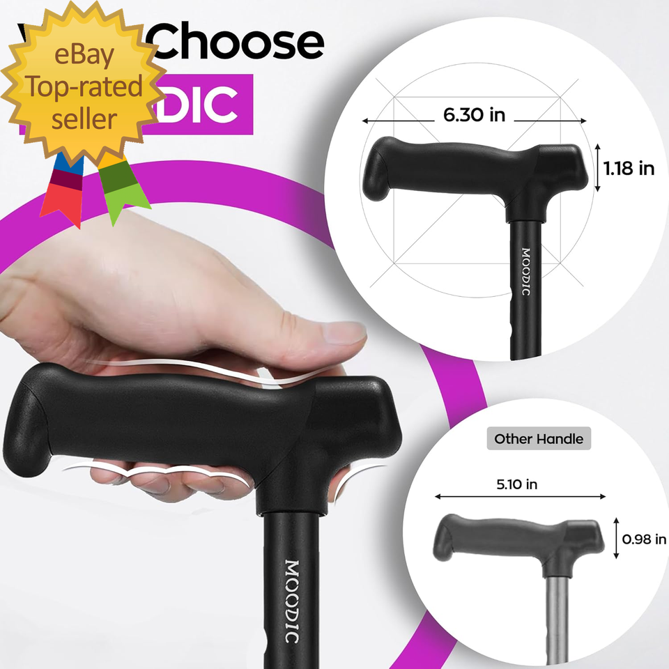 Tall Men'S Walking Cane 42.52 In. Extra Long Walking Canes Easy to ...