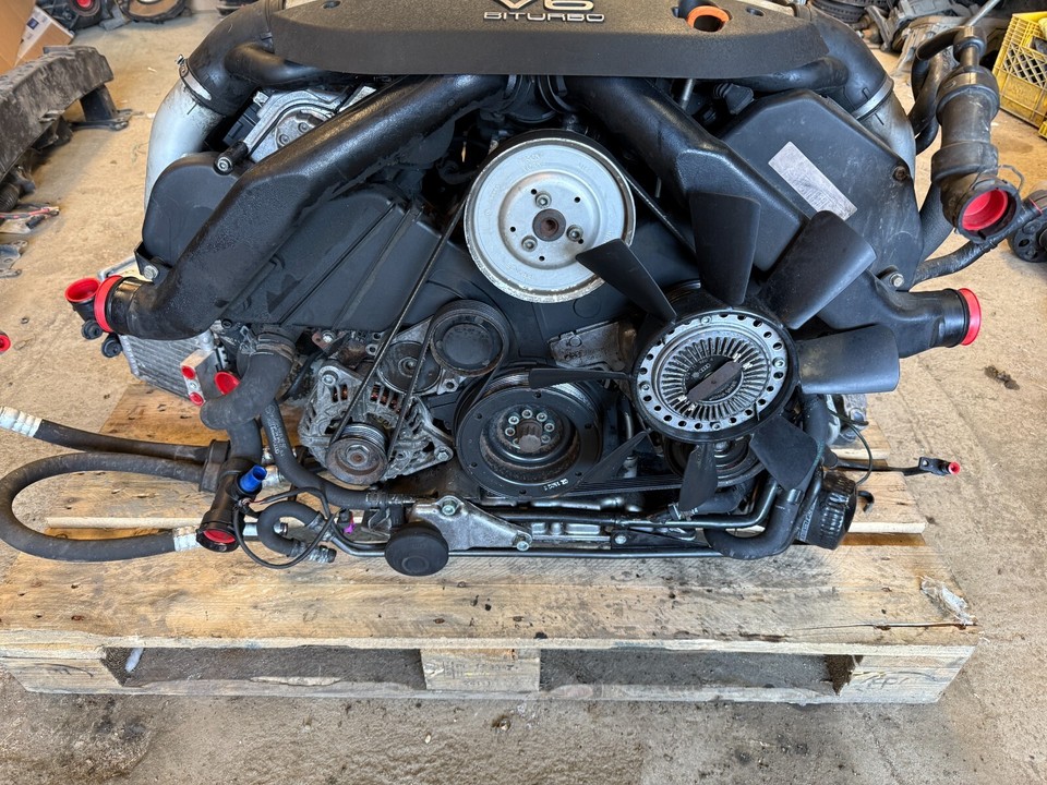 02 AUDI A6 C5 B5 S4 COMPLETE 2.7 BI TURBO APB ENGINE MOTOR SWAP 101K | eBay