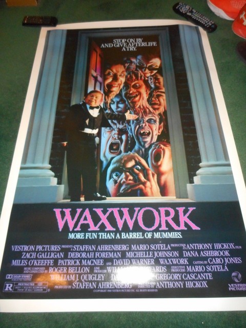 WAXWORK - ORIGINAL SS ROLLED POSTER - 1988 - MICHELLE JOHNSON | eBay