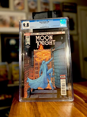 MOON KNIGHT #188 (2018) CGC 9.8 1st APPEARANCE of SUN KING WHITE PAGES ...