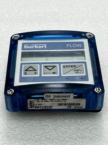 Burkert Flow 8025 Digital Flow Transmitter Operation Panel Used | eBay