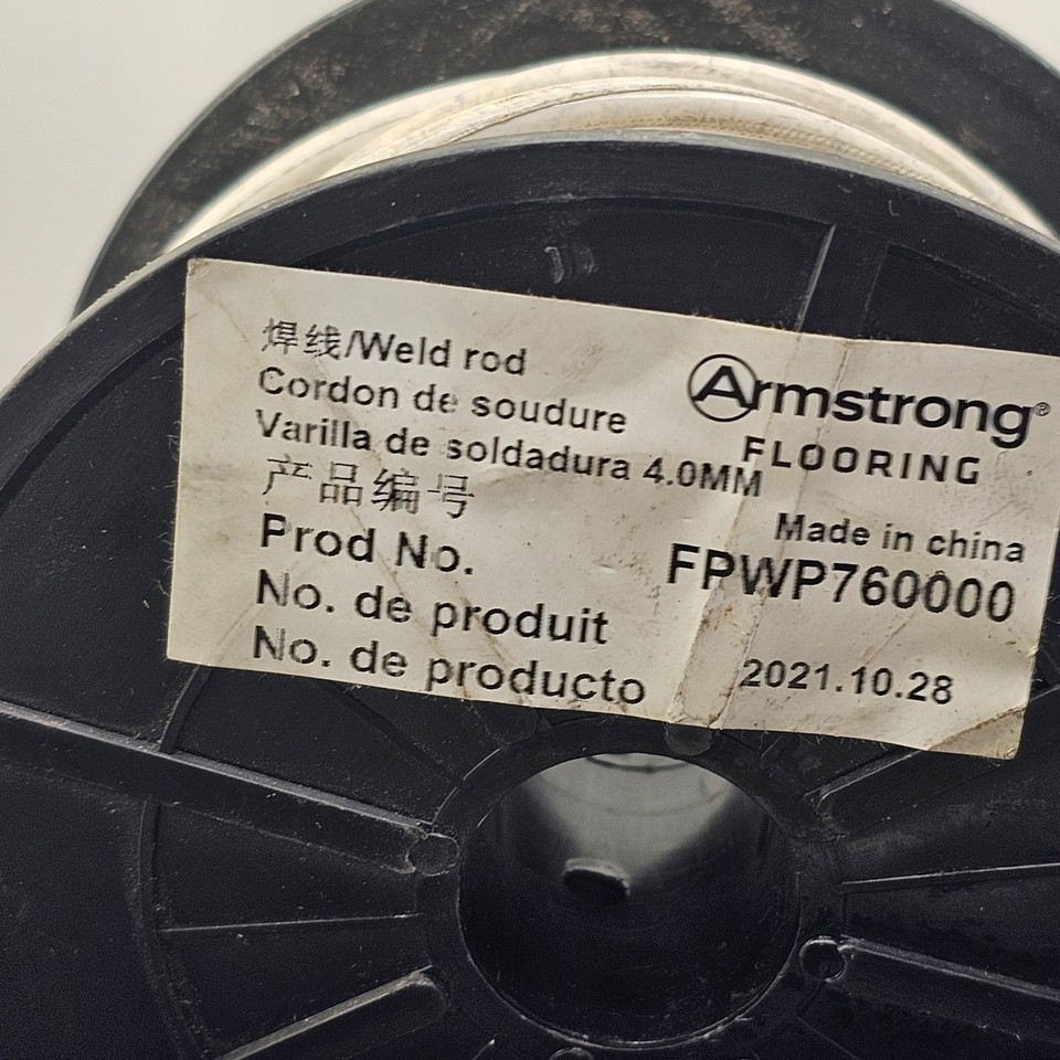 Armstrong Flooring Weld Rod 3.5mm Vinyl White FPWP760000 | eBay