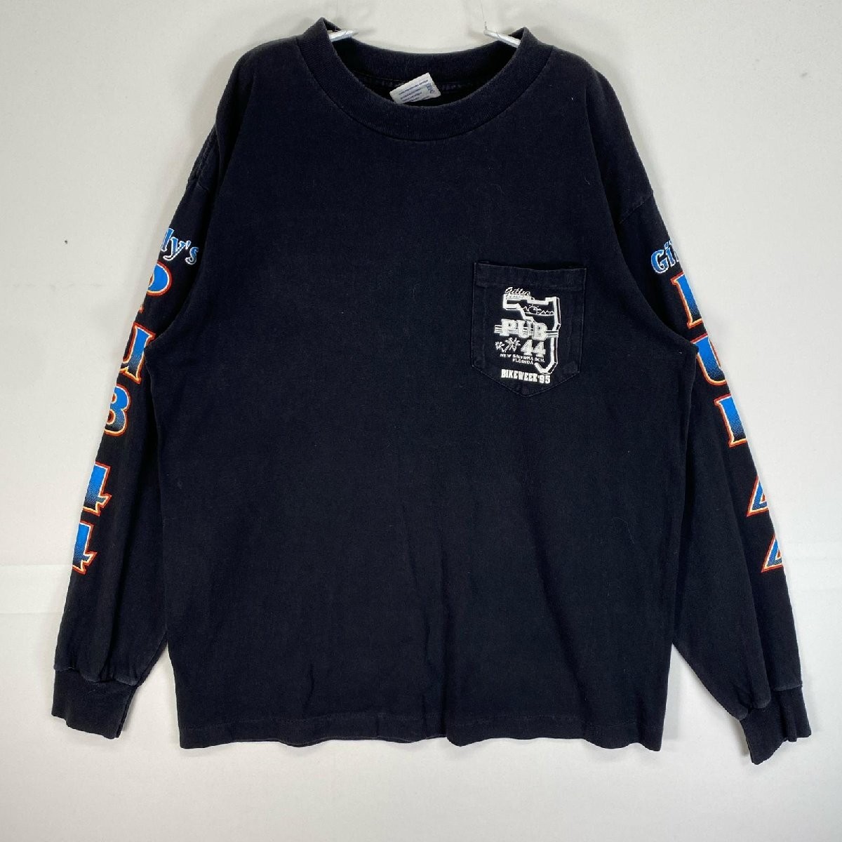 SOF Tee Long Sleeve T-Shirt Neon Color Men’s Black Cotton L Used | eBay