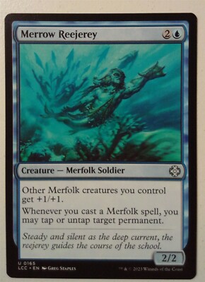 Merrow Reejerey *Uncommon* Magic MtG x1 LCC Commander Lost Caverns | eBay