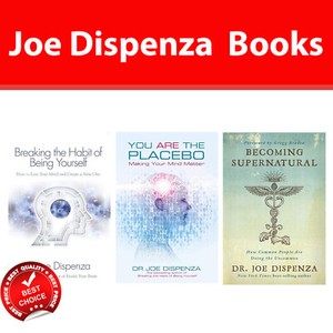 Joe Dispenza 3 Books Collection Pack set Breaking of Being Yourself,You ...