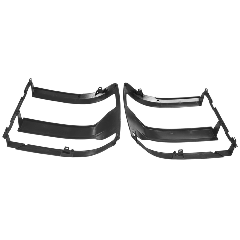 Pair For Chevy Silverado 1500 2016-2018 Black Headlight Trim Bezel ...