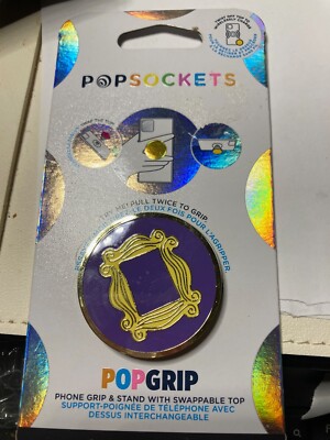 PopSockets Pop Grip Enamel Phone Holder FRIENDS TV Show Purple Door ...