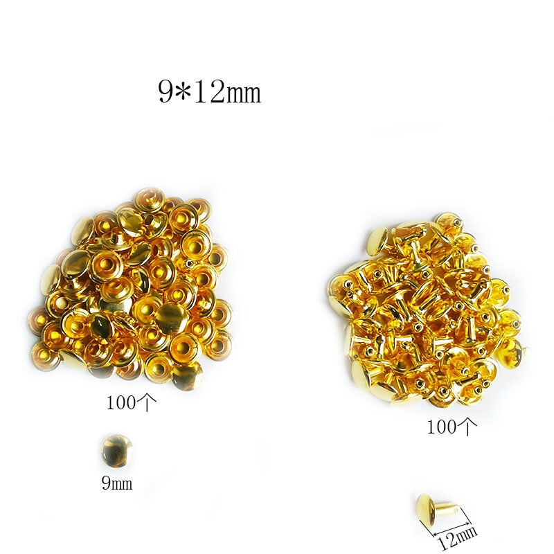 Double Cap Rivets Stud Rapid Rivets Leather Craft Repair 5mm 8mm 9mm ...