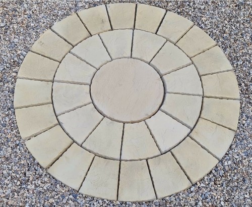 Concrete Berkeley Circle Set 1.8 Meter Cotswold Buff (DELIVERY ...