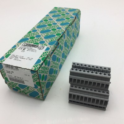 PHOENIX CONTACT 2774017 UKK 5, 500 V Double Level Terminal Block, Screw ...