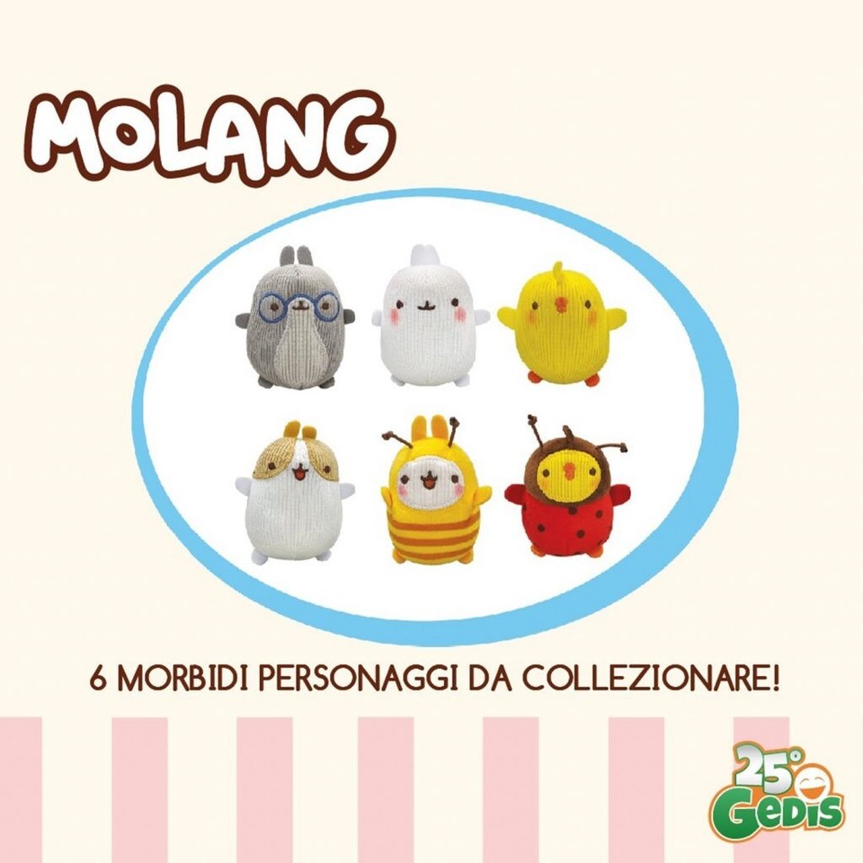 MOLANG SOFT CHARACTER WITH MAGAZINE IN SACHET | eBay