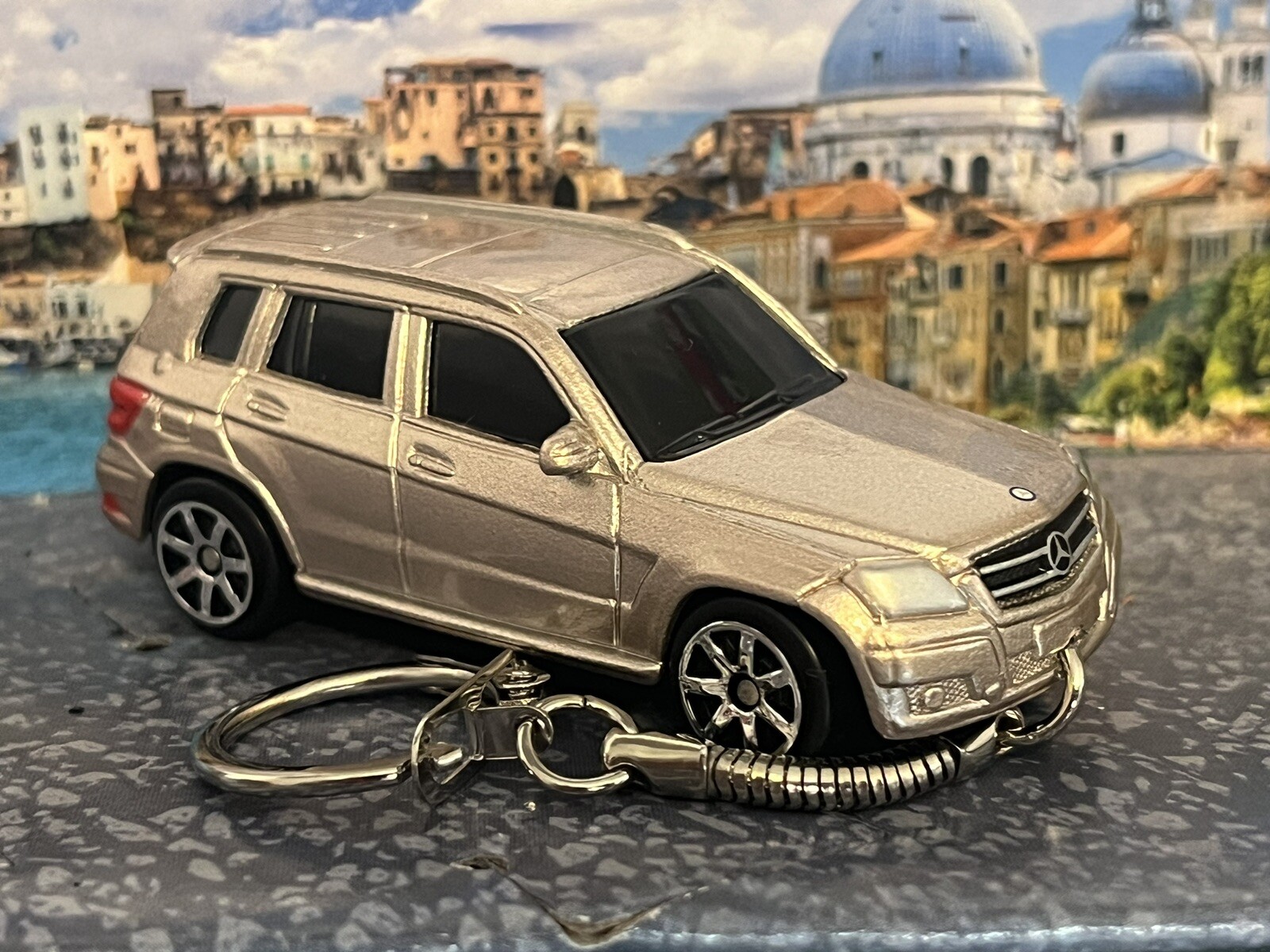 Diecast Mercedes Benz GLK Gold Model Toy Car Keyring Keychain | eBay