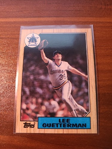 1987 Topps #307 Seattle Mariners Lee Guetterman *1495 | eBay