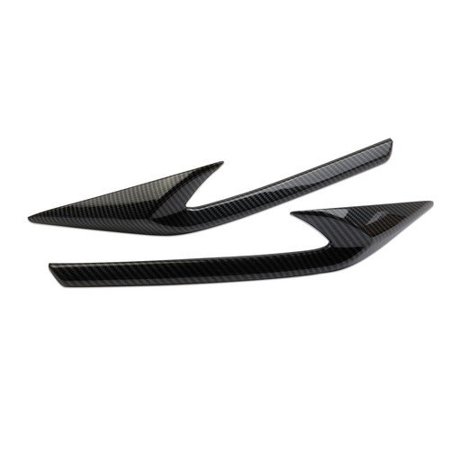 2PCS ABS Carbon Rear Bumper Side Trims Cover For 2022+ Lexus NX 250 350 ...