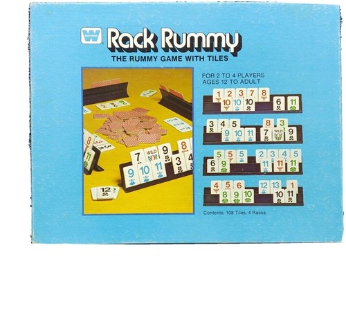 Rack Rummy Tile Game vintage 1979 Whitman #4819 COMPLETE | eBay