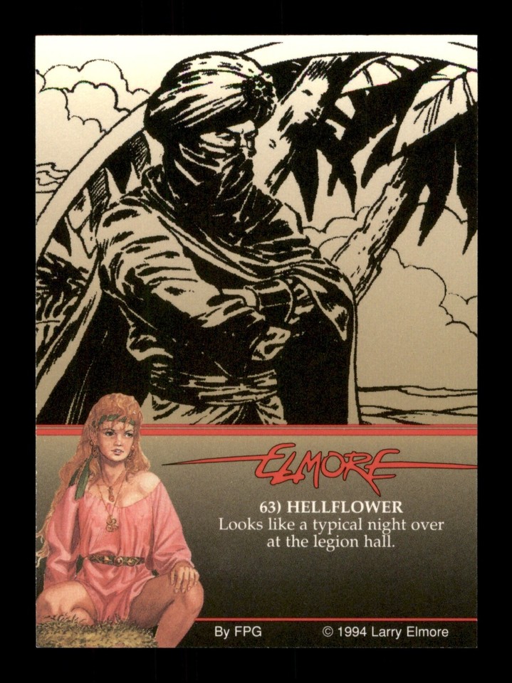 Hellflower 63 Elmore 1994 FPG Fantasty Art Trading Card TCG CCG | eBay