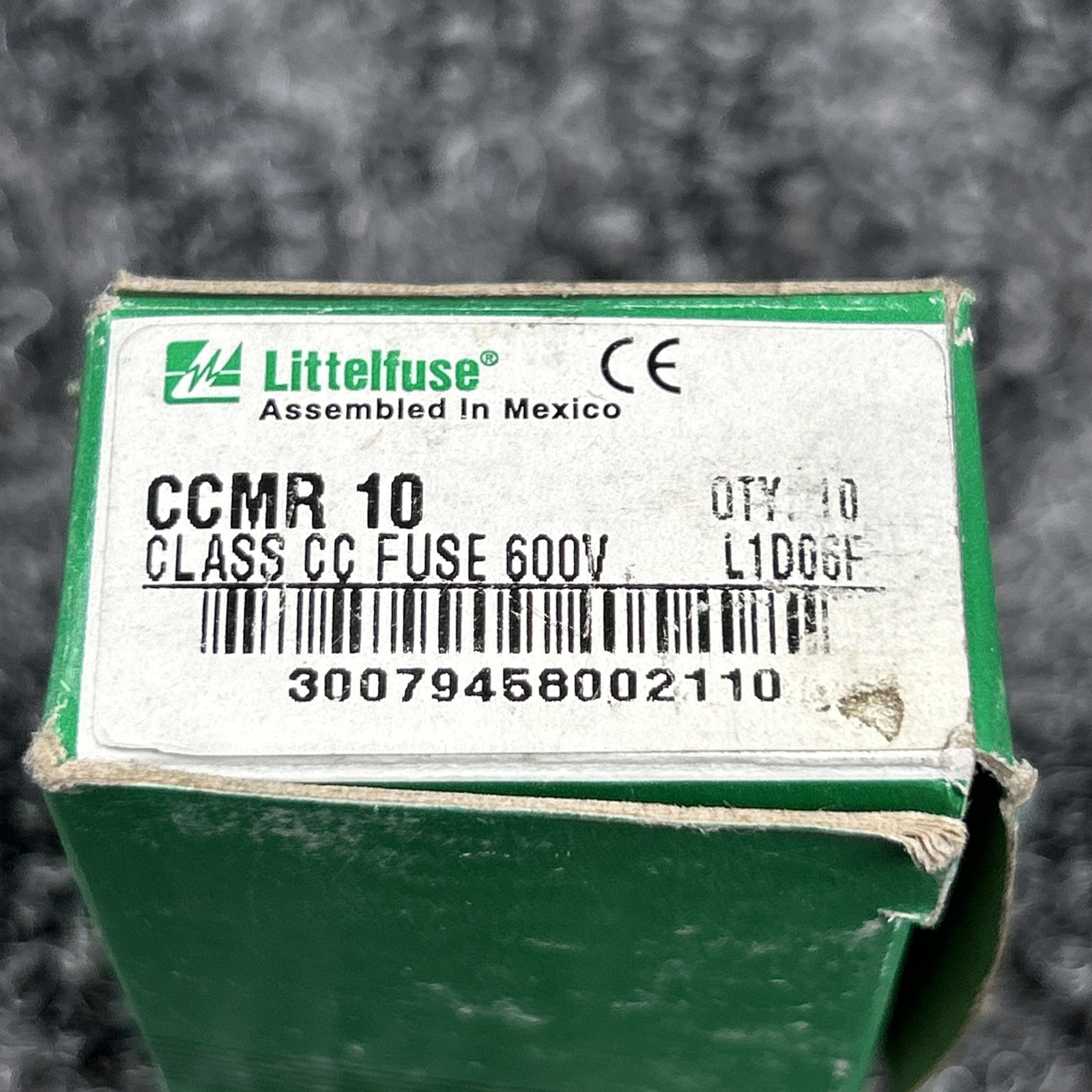 USA- 10 PACK CCMR-10 Littelfuse 10 Amp 600V Time Delay Fuse CCMR10 LOT ...