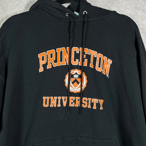 Princeton University Hoodie Sweatshirt Mens Large Black Ivy Sport ...