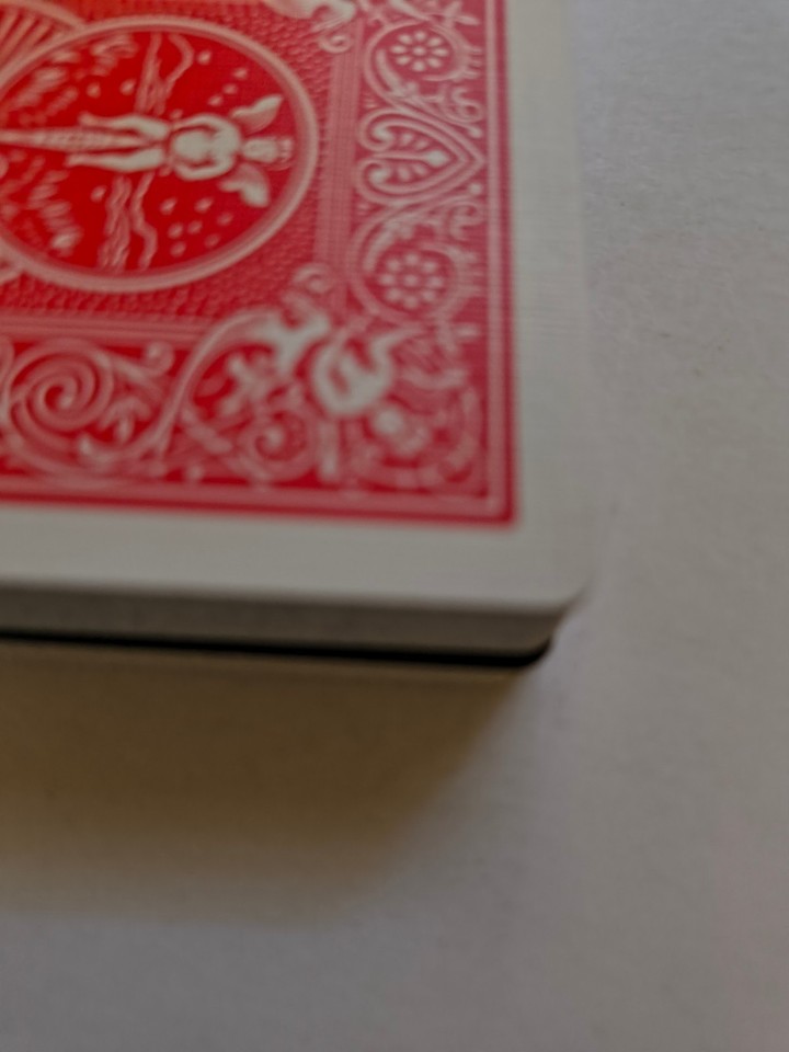 Bicycle Stripper Deck - Red Rider Back 808 - Custom Tapered Magic Cards ...