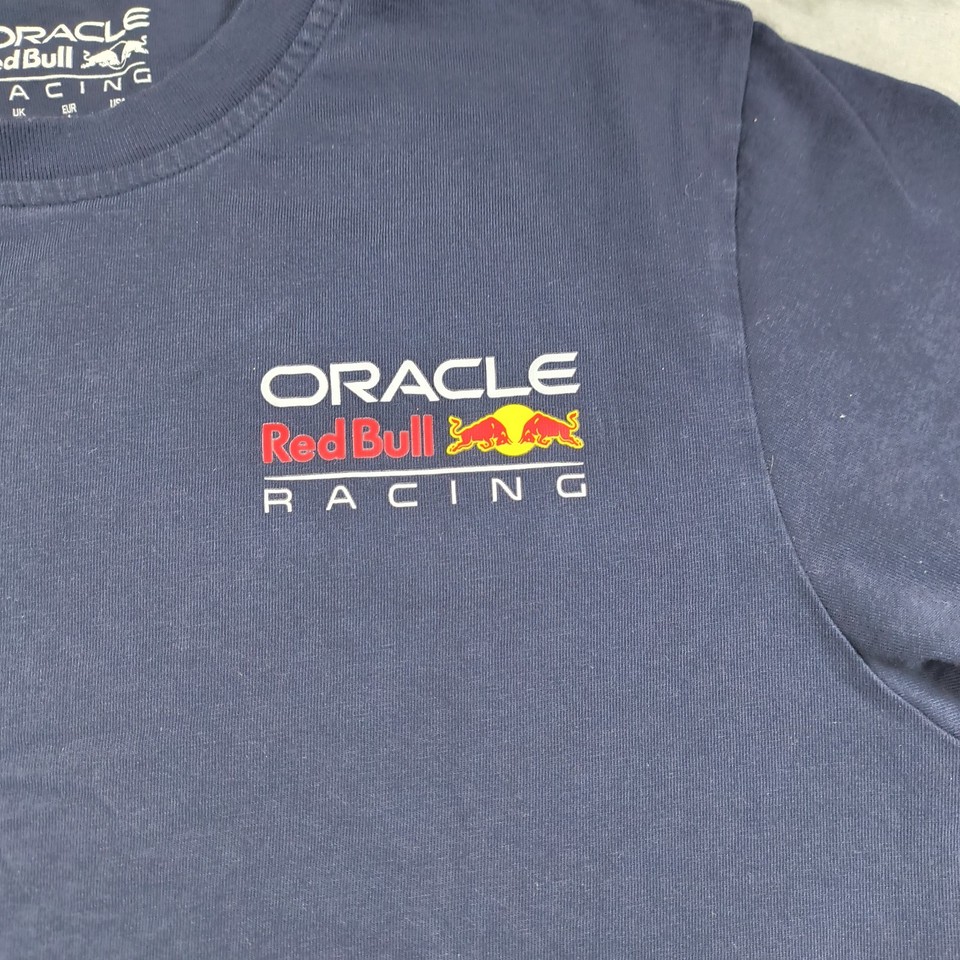 Redbull Oracle Racing Shirt Mens Large Blue Short Sleeve Crewneck ...