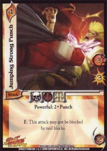 4X-Jumping Strong Punch-SF02: World Warriors-Universus | eBay