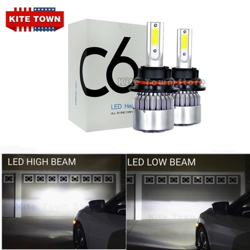 9007 LED Headlights HB5 Bulbs Kit for Ford F-150 1992-2003 F-250 1992 ...