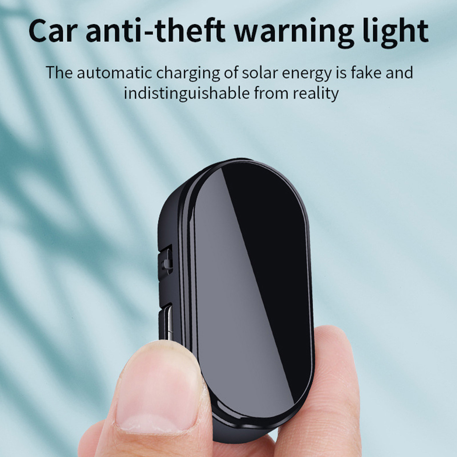 Solar Power Car Fake Alarm LED Anti-Theft Warning Lights Flashing ...