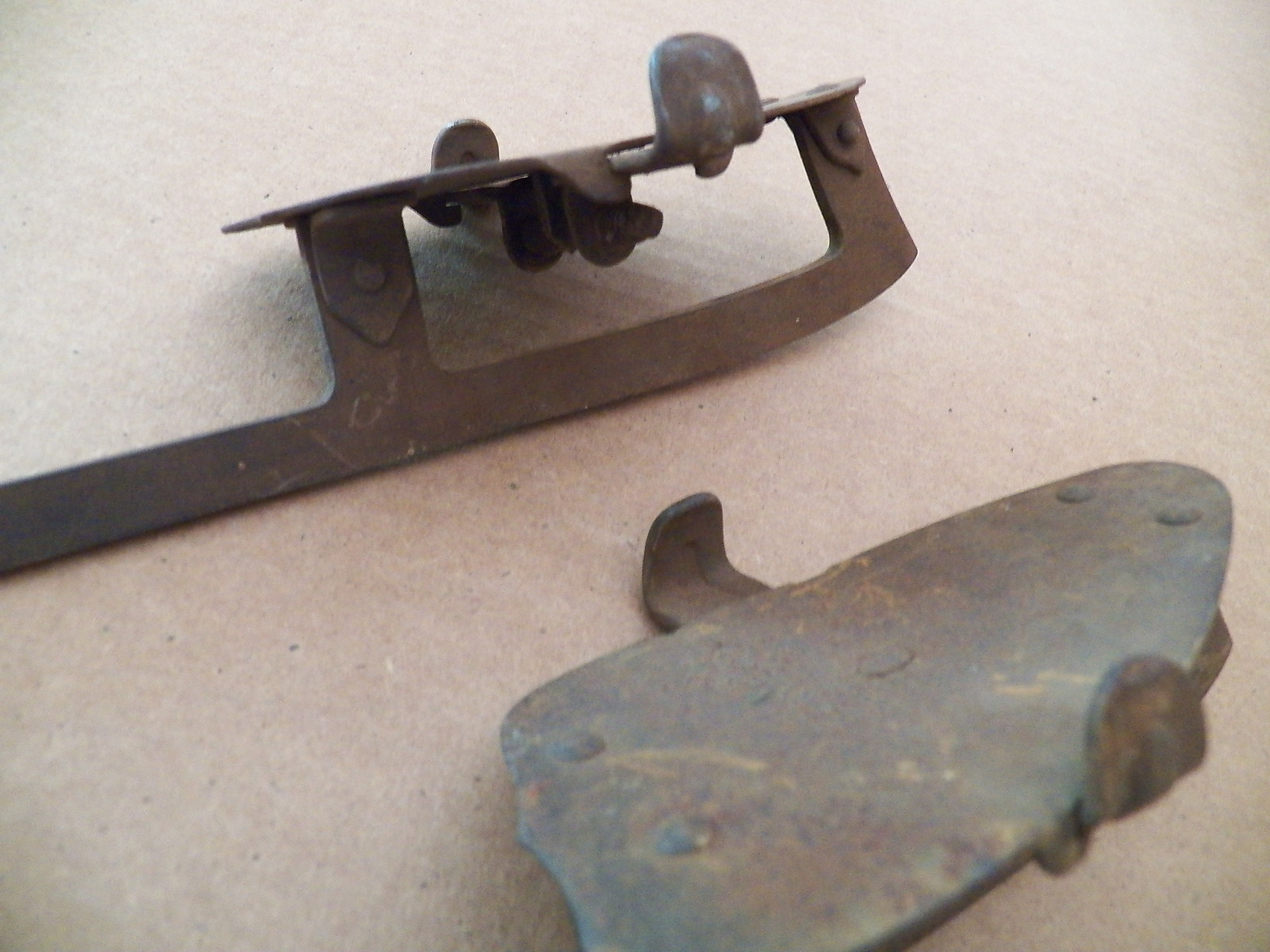 Vintage Antique Metal Ice Skates Primitive Rustic Old | eBay