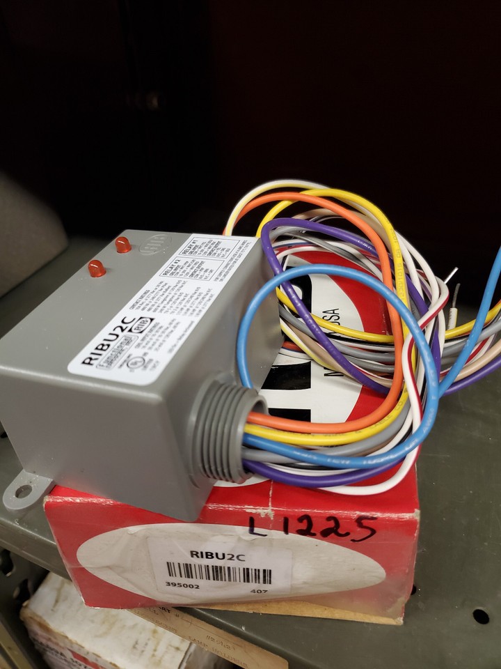 RIB RIBU2C Enclosed Pre Wired Relay Pilot Duty NOS | eBay