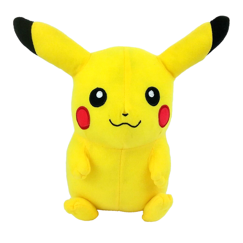 Pokémon Pikachu Plush Bright Yellow Round Red Cheeks 10" Tall | eBay
