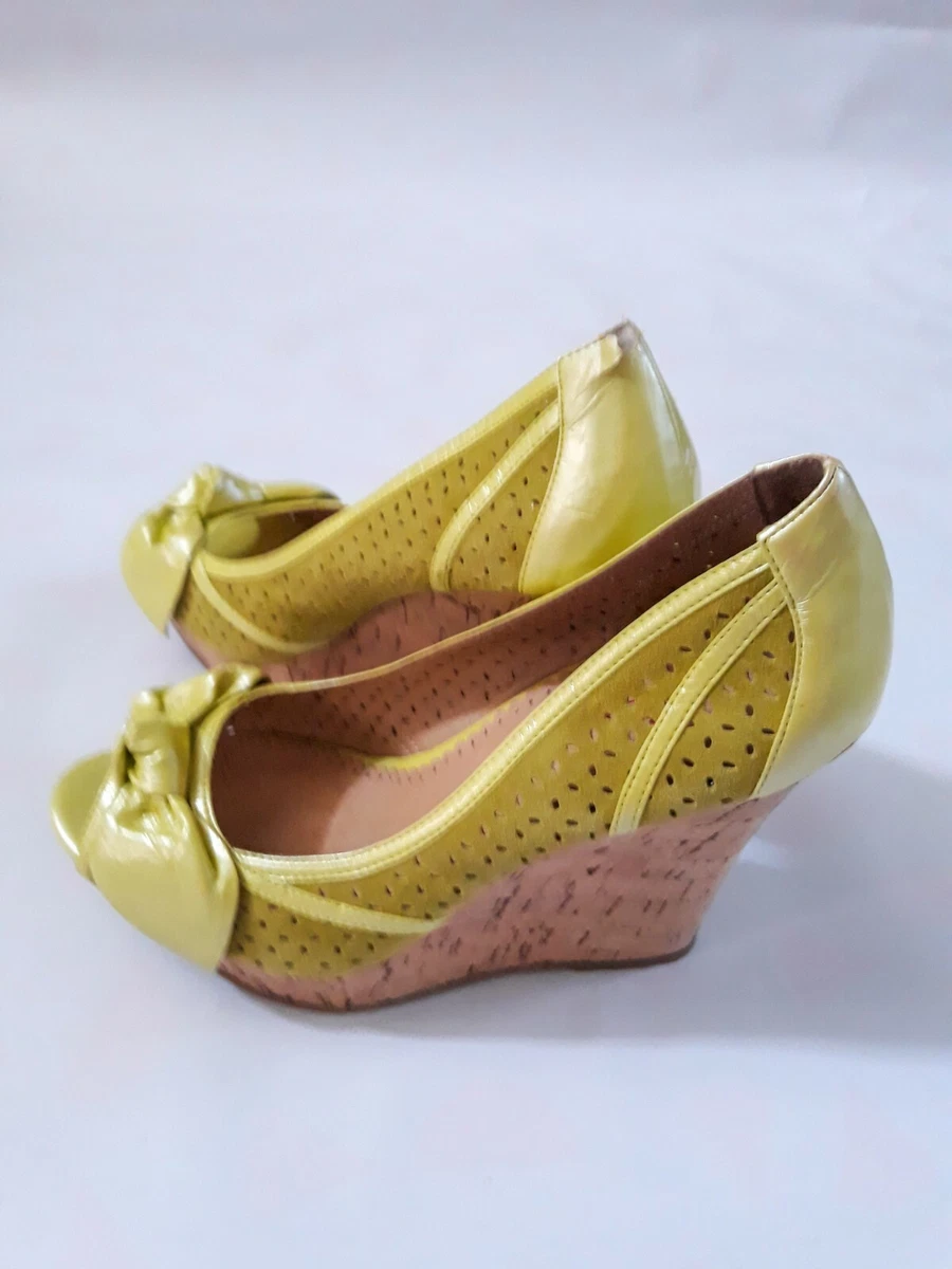 Lime Wedge Shoes