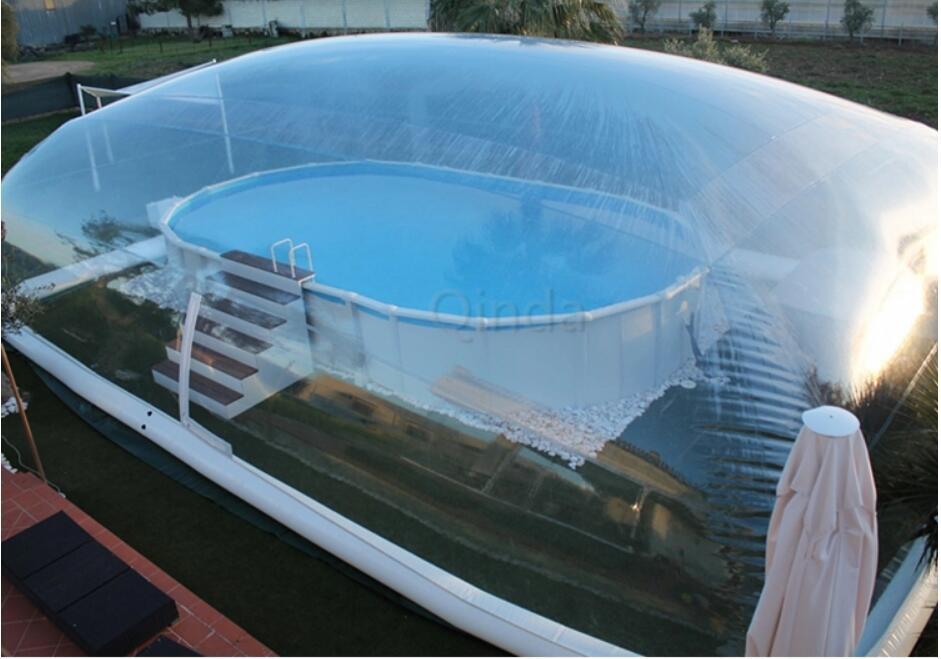 Inflatable Pools Cover Transparent Hot Tub Swimming Pool Bubble Dome ...