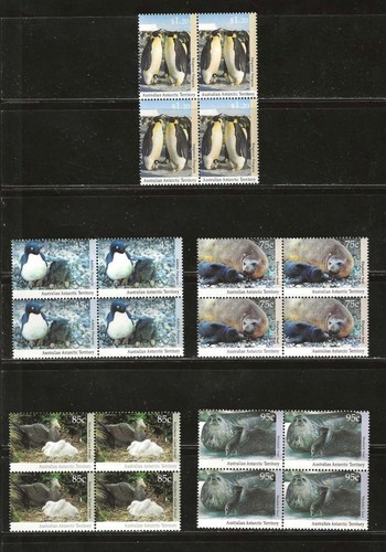 AUSTRALIA ANTARTIC TERRITORY - 1992 MNH WILDLIFE BLOCKS OF FOUR - G20 | eBay