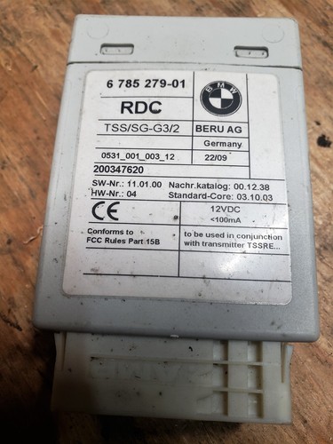BMW 1,3,5,7,X5,X6,Z4,M5,M6 RDC Tire Pressure Control MODULE 6785279 | eBay