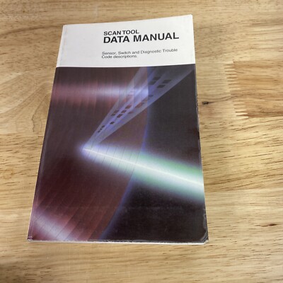 SPX OTC Scan Tool Data Manual 1997 - Sensor, Switch & Diagnostic ...