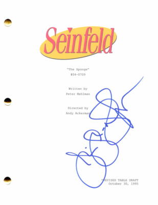 Julia Louis-Dreyfus Signed Autograph Seinfeld The Sponge Full Episode ...