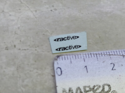 1/18 Décalcomanie logo Ractive Decal Set tuning | eBay